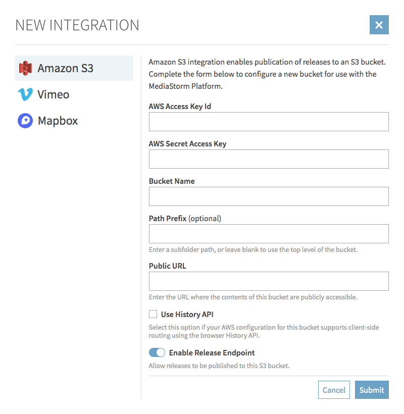 How To: Connect an Amazon Web Services S3 Bucket – Platform Help Center